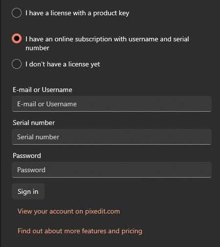 What is the difference between Online-subscription and license with ...